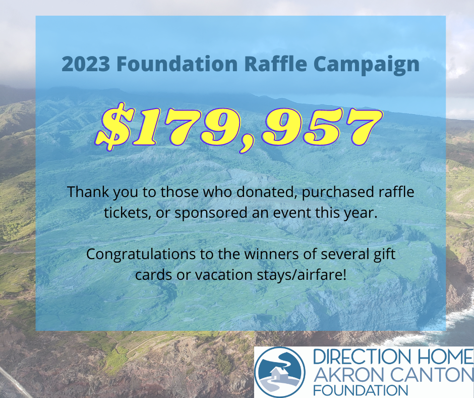 2023 Raffle Winners Announced | Direction Home Akron Canton